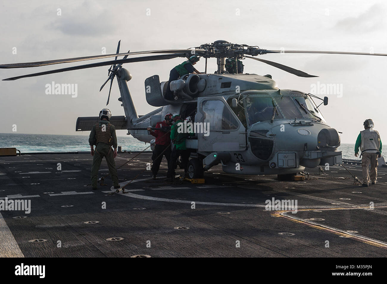 SOUTH CHINA SEA – (Dec. 19, 2015) – Sailors from Helicopter Maritime ...