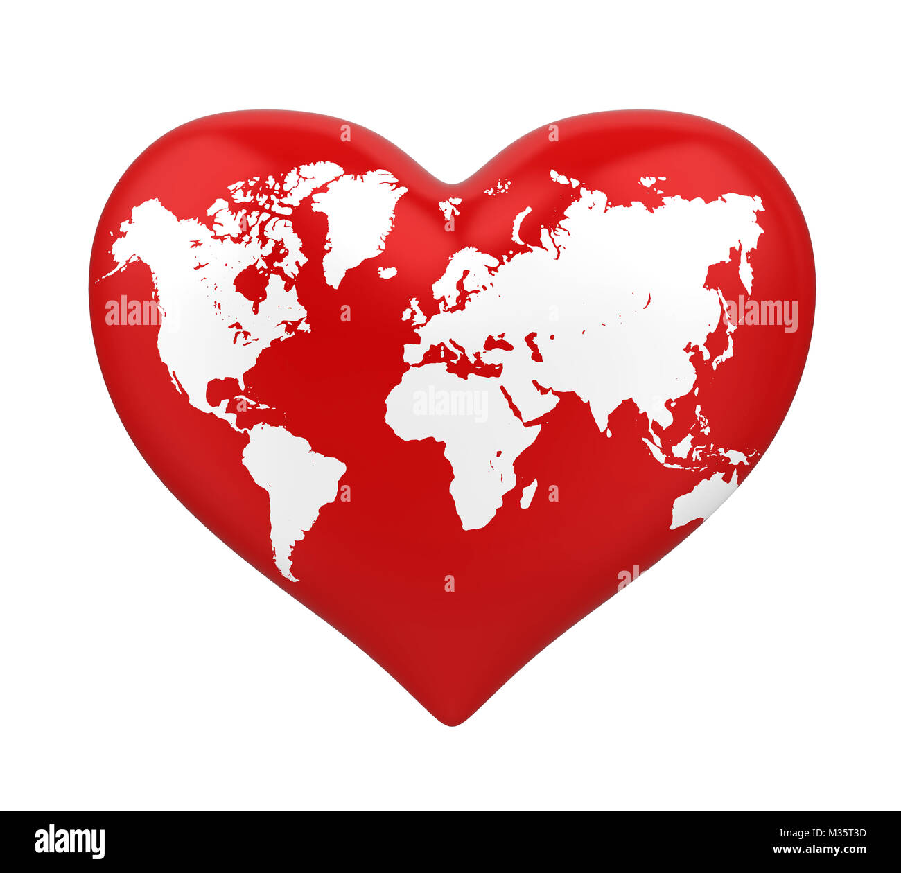 Globe And Heart High Resolution Stock Photography and Images - Alamy