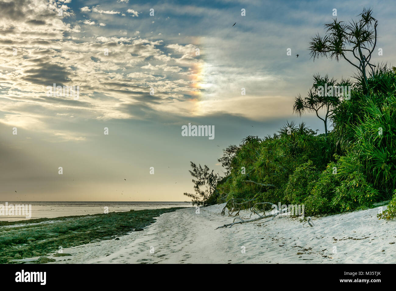 Rainbow sunset and ocean hi-res stock photography and images - Alamy