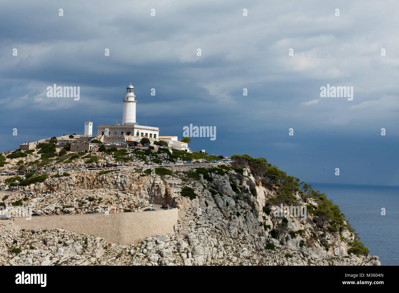 Lighthouse on Cap de Formentor. Majorca island, Spain Stock Photo - Alamy