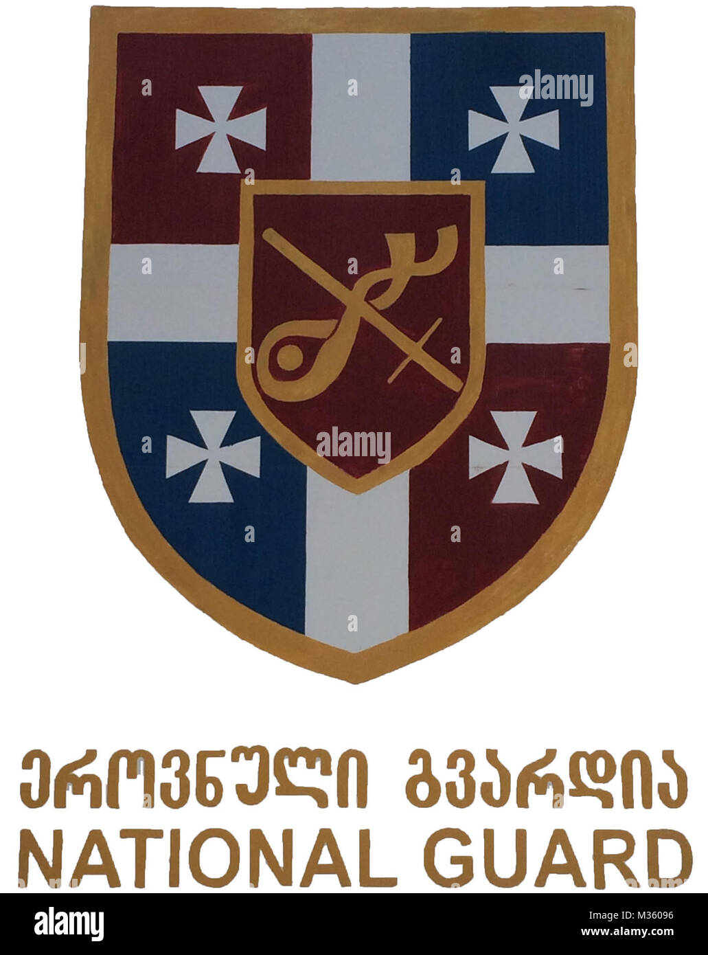 Country of Georgia Crest by Georgia National Guard Stock Photo - Alamy