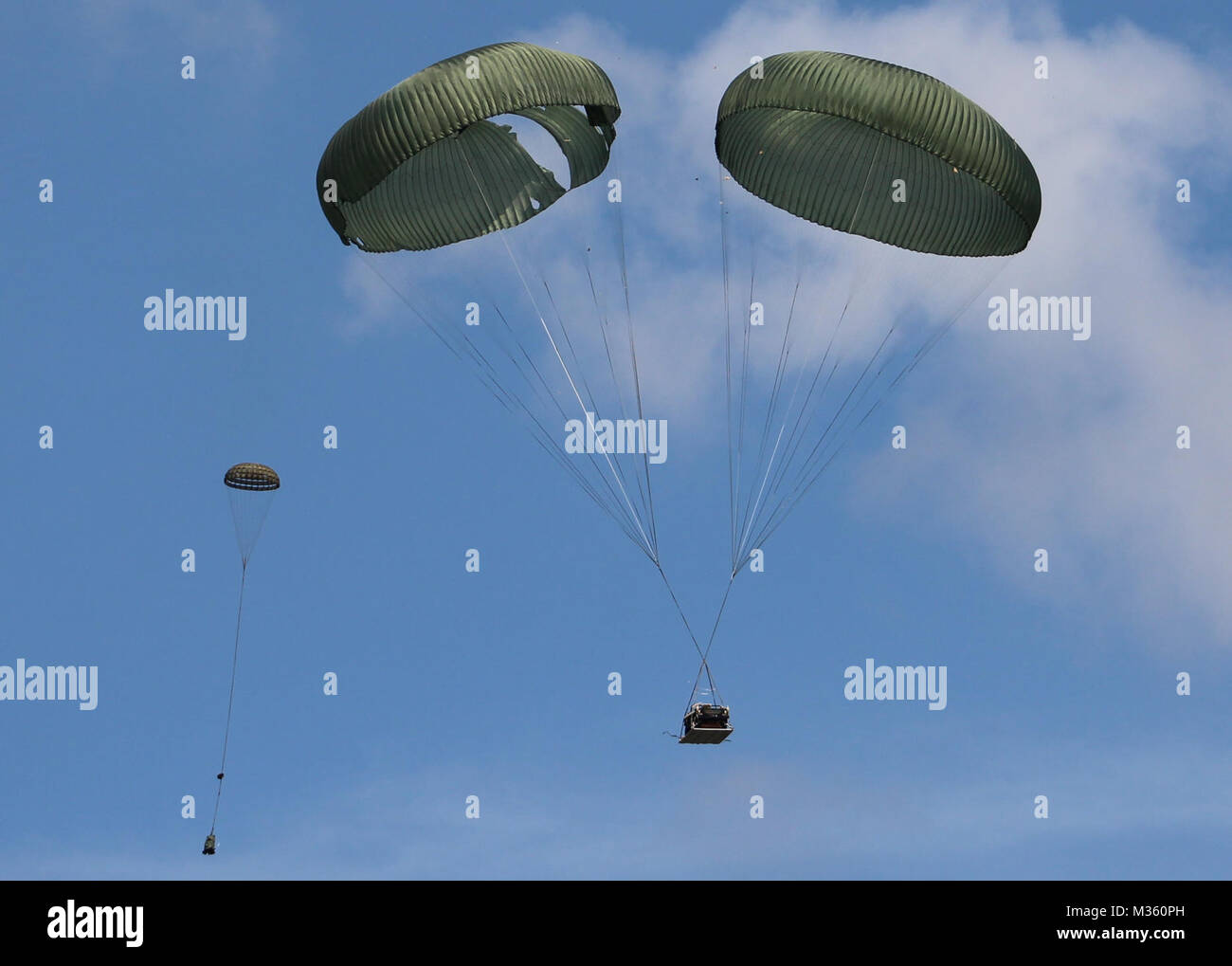 G11 Cargo Parachutes by Georgia National Guard Stock Photo - Alamy