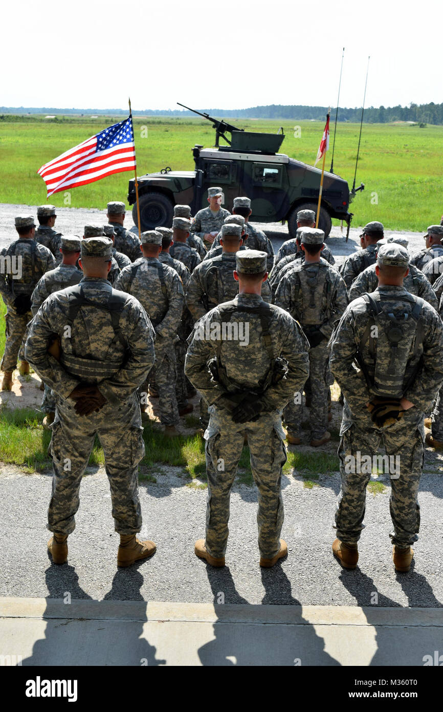 Fort Stewart Ga July 19 2015 Guardsmen Of Troop A 108th Cavalry