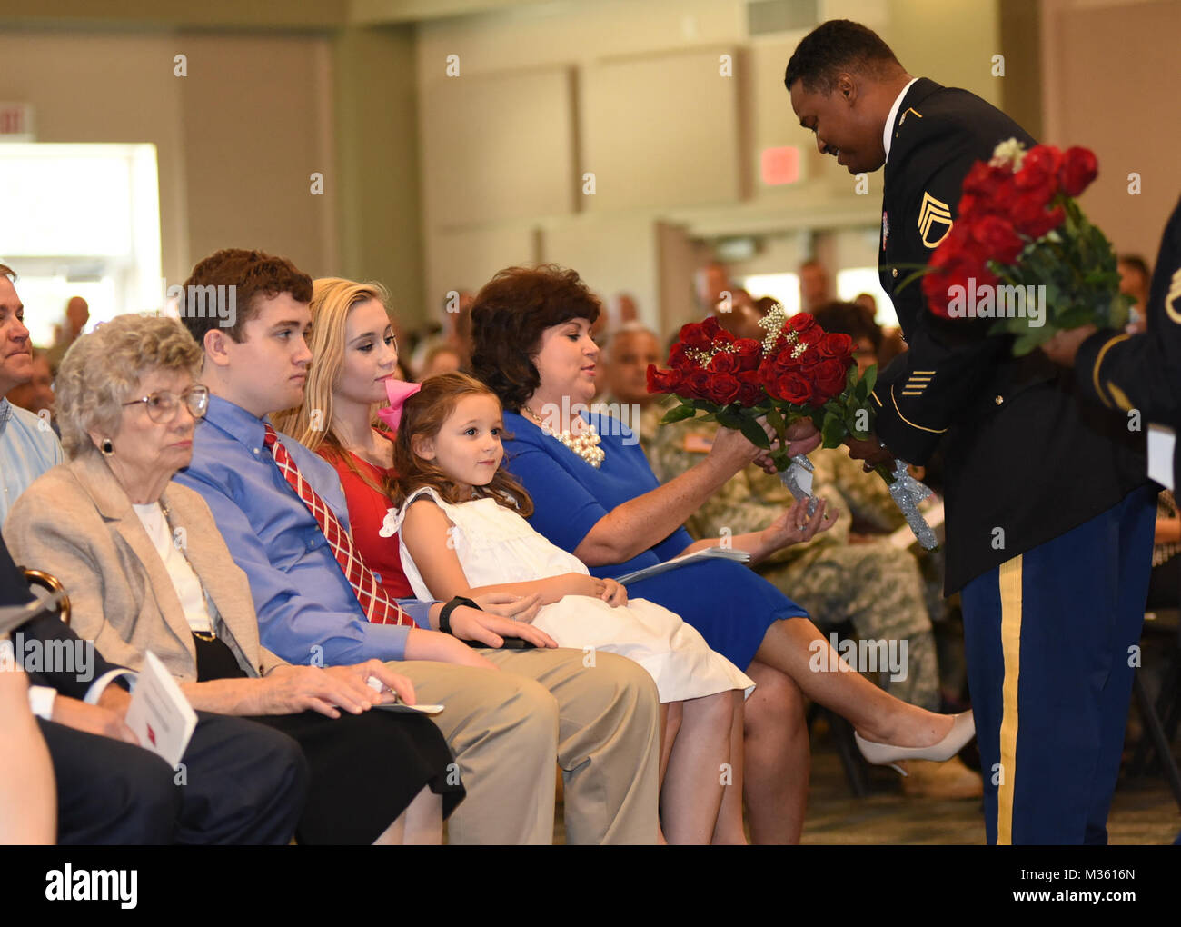 Flowers for the Family by Georgia National Guard Stock Photo - Alamy
