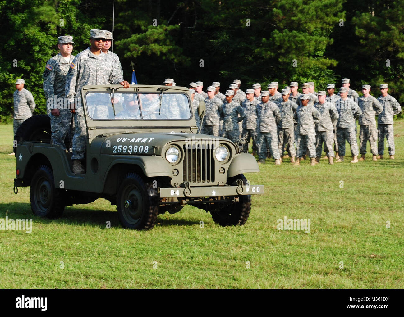 Pass in Review by Georgia National Guard Stock Photo - Alamy
