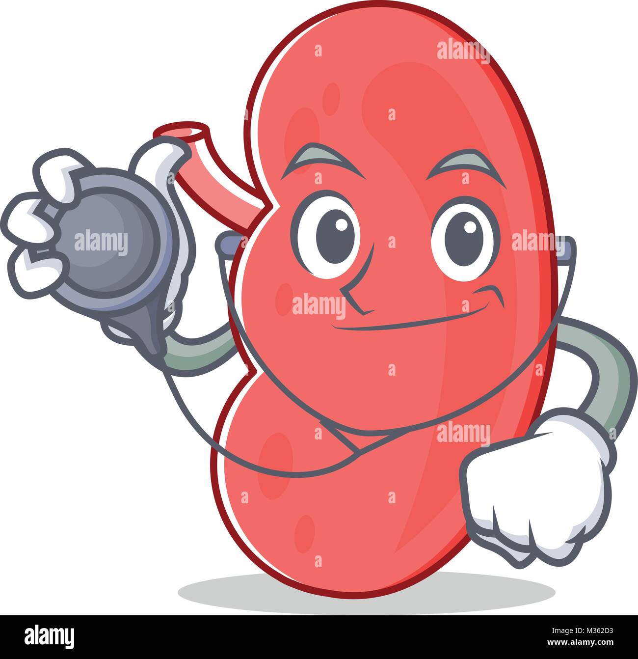 Doctor kidney character cartoon style Stock Vector Image & Art - Alamy