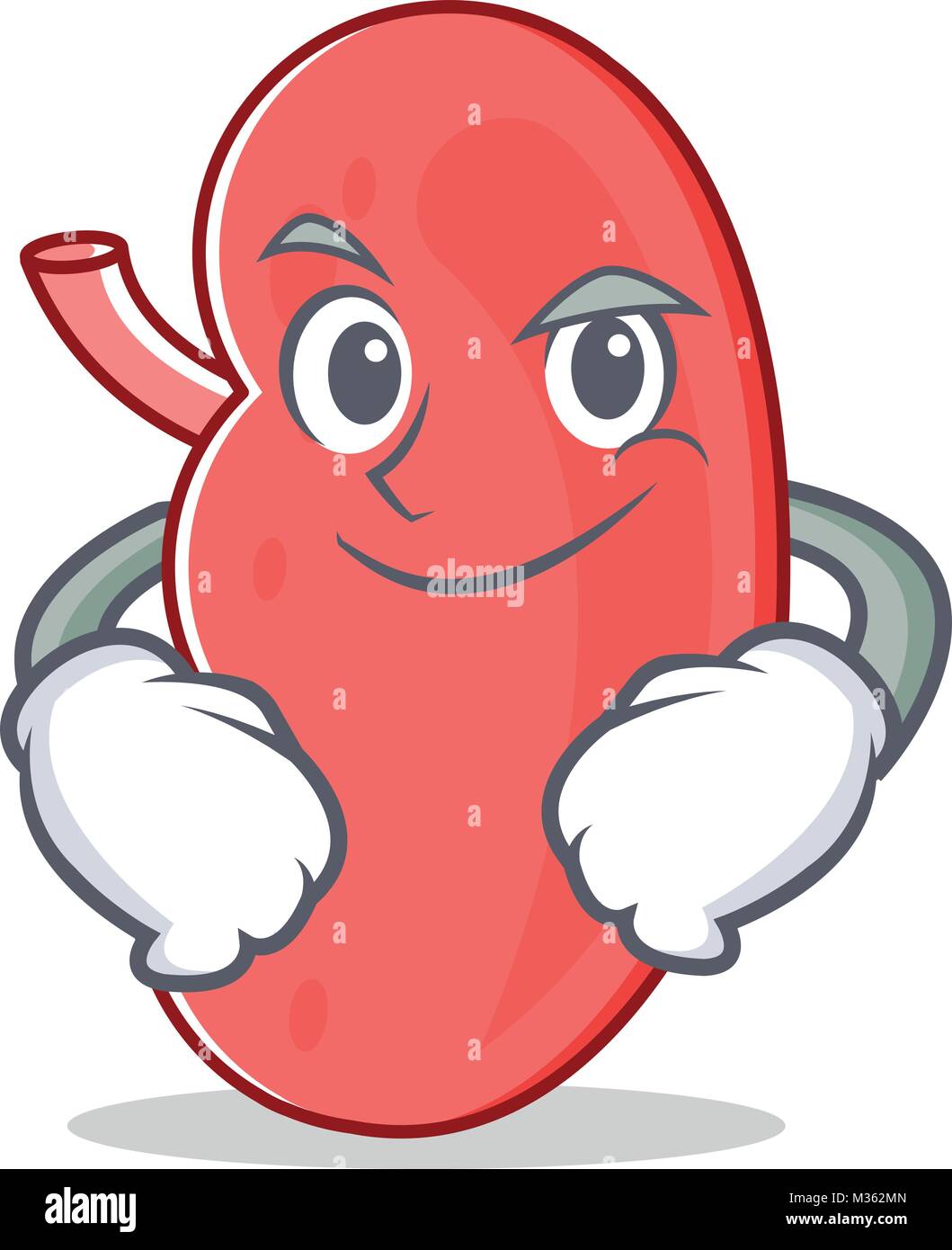 Smirking kidney character cartoon style Stock Vector Image & Art - Alamy