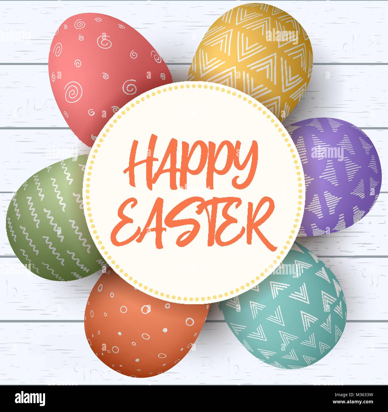 Wooden board in doodle Stock Vector Images - Alamy