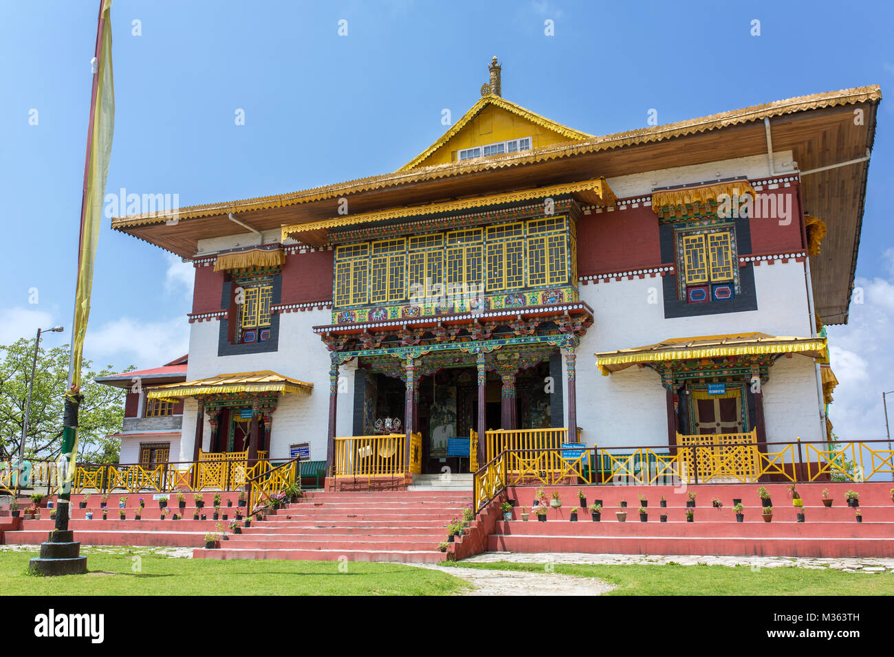 Buddhist monastery art in sikkim hi-res stock photography and images ...