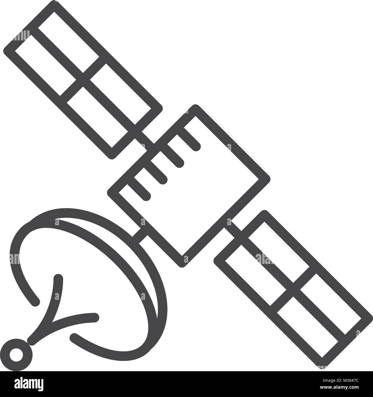 Telecommunication satellite symbol Stock Vector Image & Art - Alamy