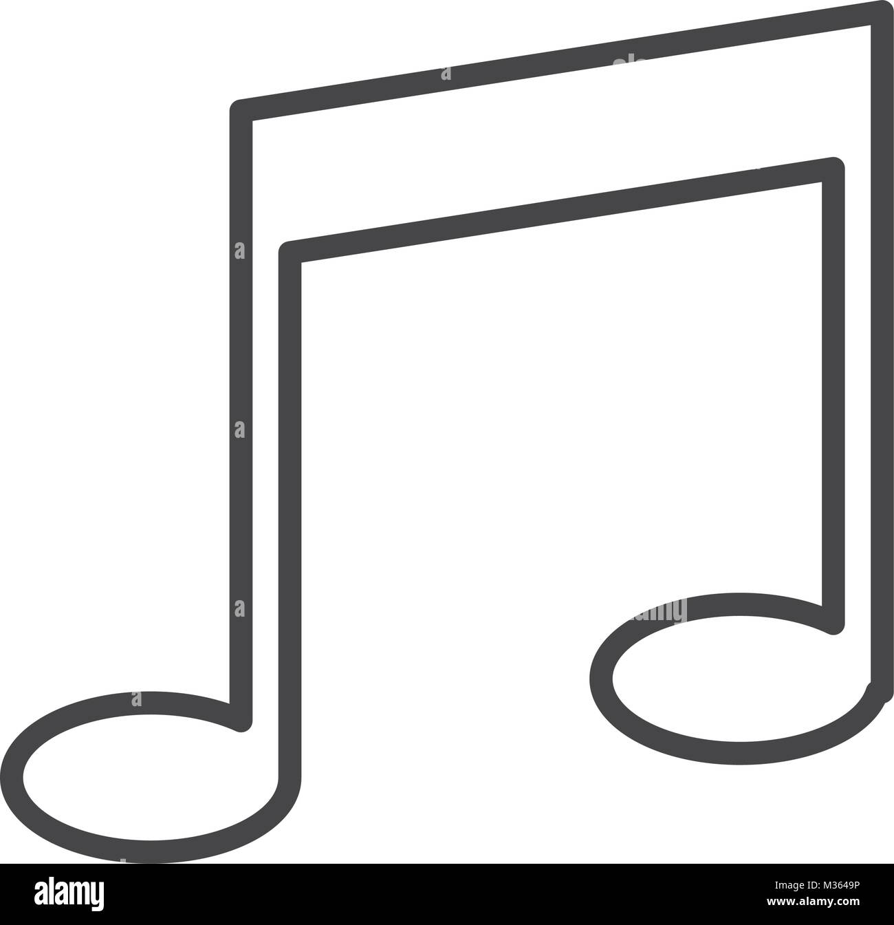 Music note symbol Stock Vector Image & Art - Alamy