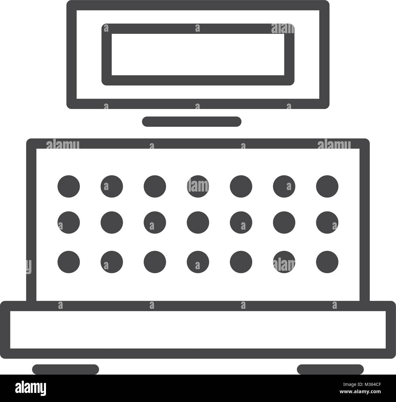 Cash register symbol Stock Vector Image & Art - Alamy