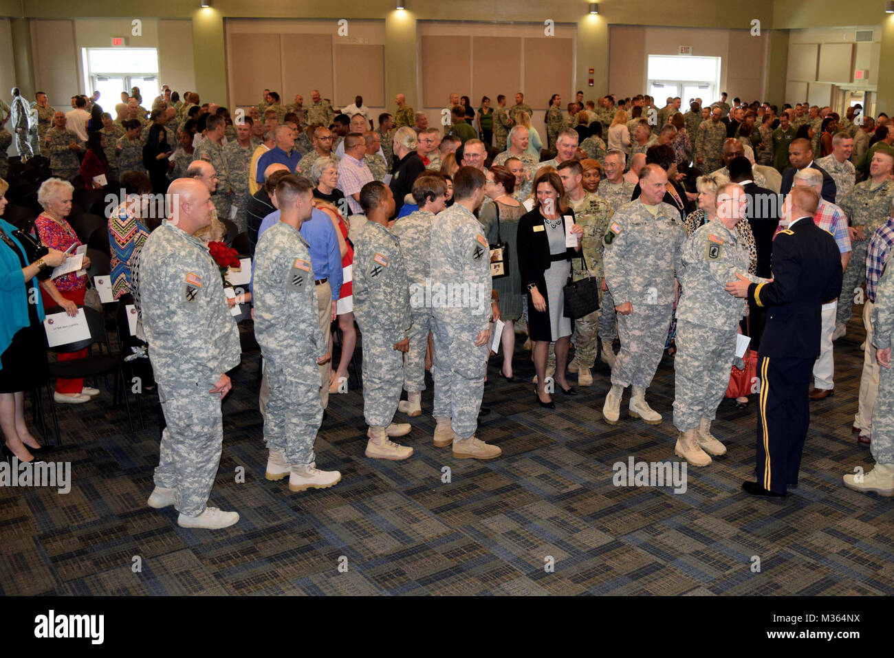 Well Wishers by Georgia National Guard Stock Photo - Alamy