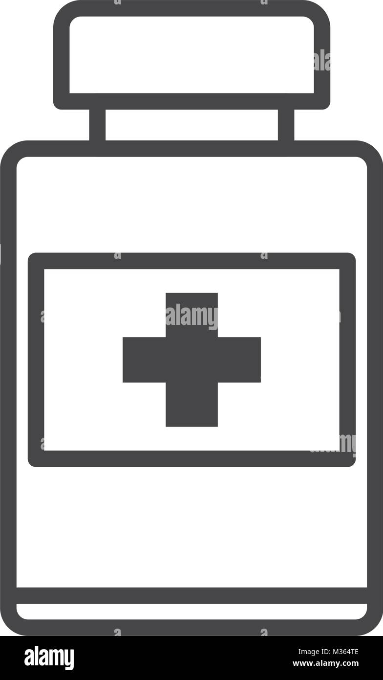Medicine bottle symbol Stock Vector Image & Art - Alamy
