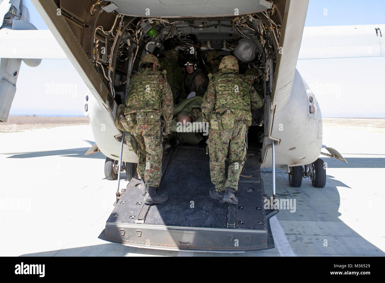 Japanese, U.S. Marines Conduct Casualty Evacuation Training for ...