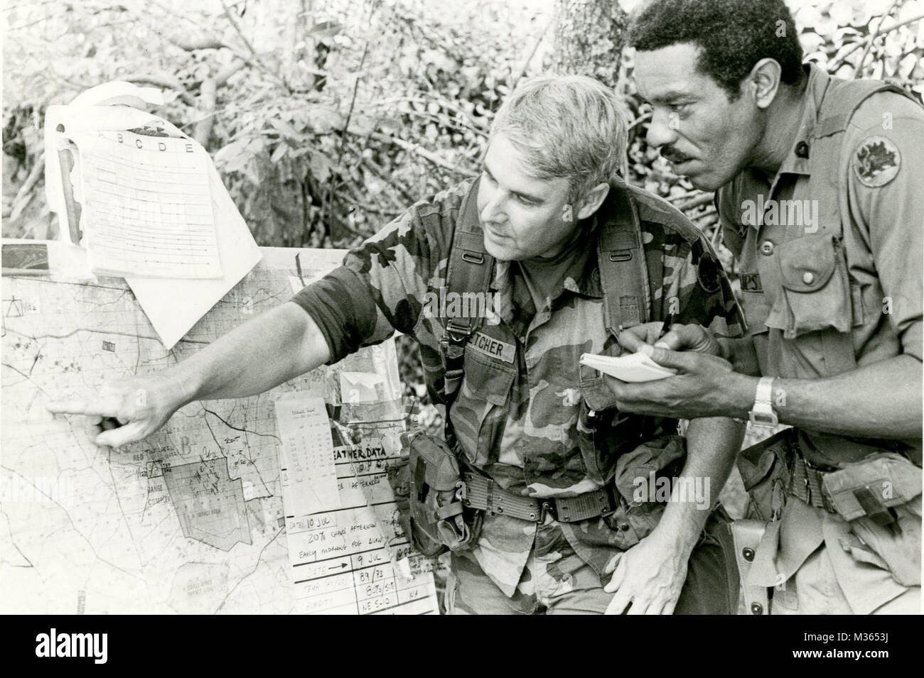 FORT STEWART, Ga. July 10, 1984 - Assistant Operation Sergeants SP5 ...