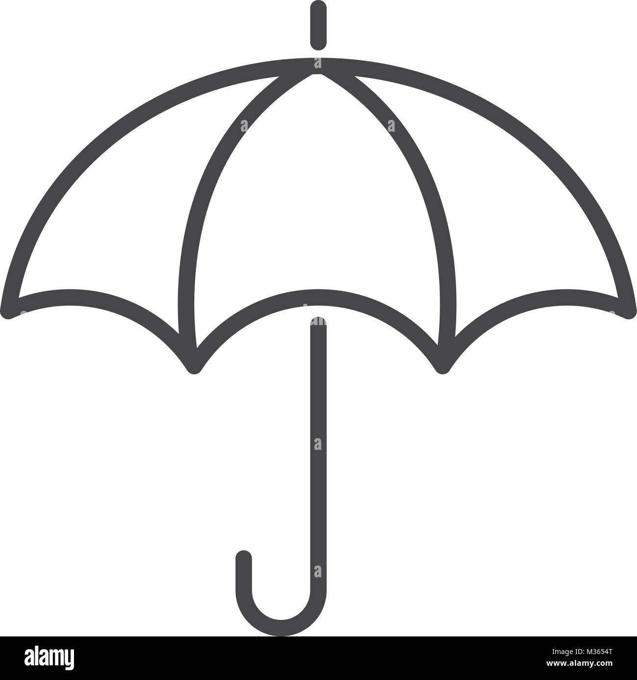 Umbrella weather symbol Stock Vector Image & Art - Alamy