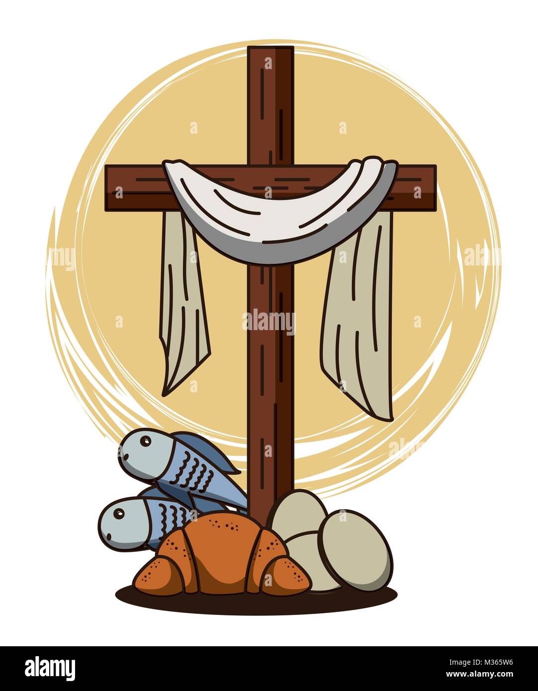 Easter holy week procession Stock Vector Images - Alamy