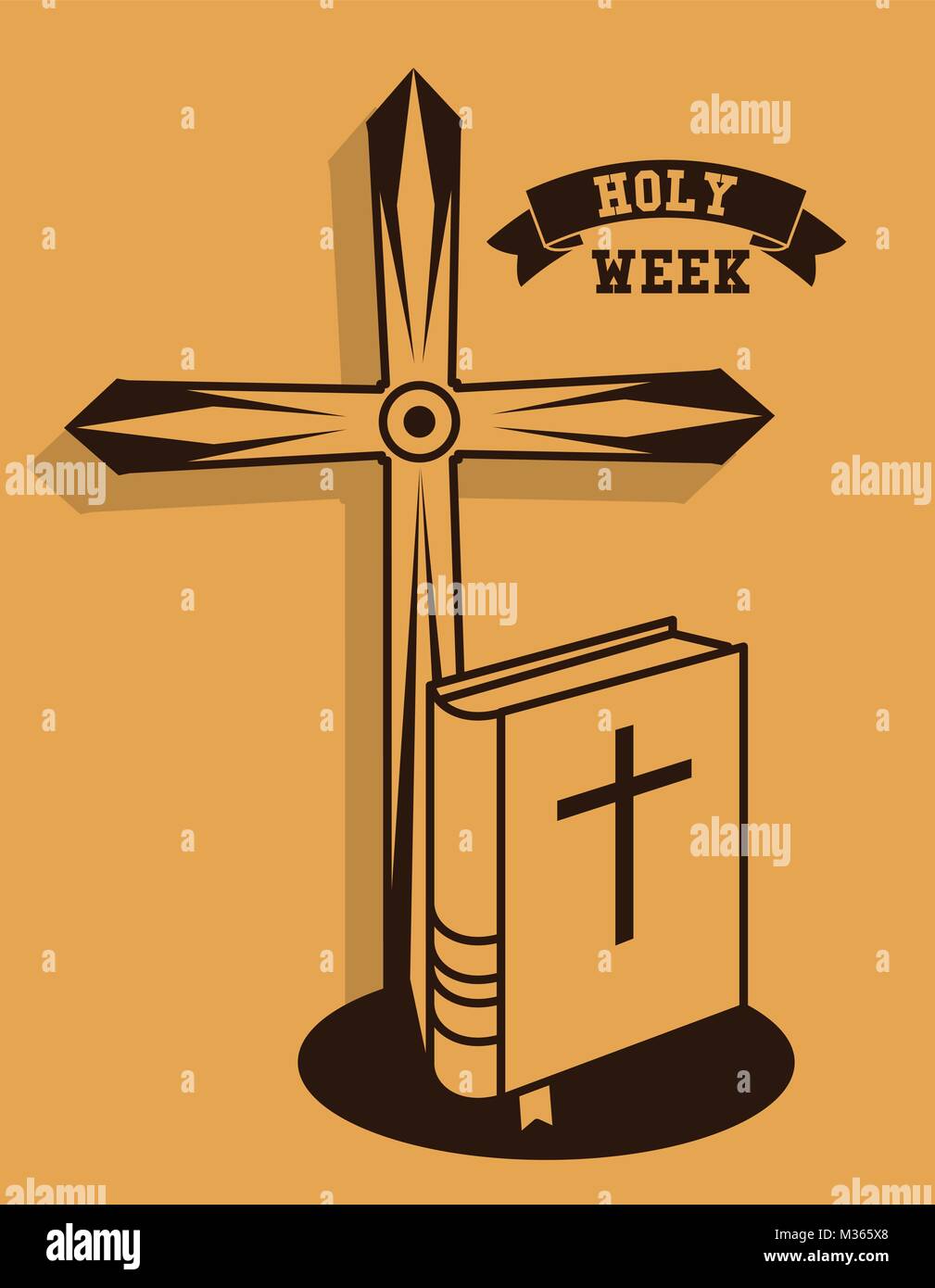 Easter holy week procession Stock Vector Images - Alamy