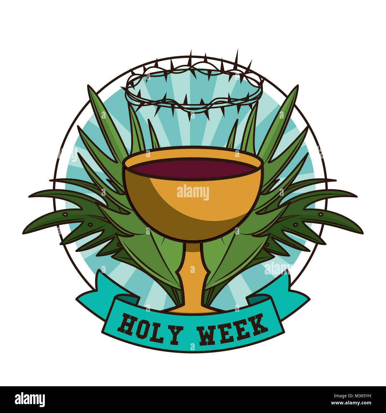 Holy week catholic tradition Stock Vector Image & Art - Alamy
