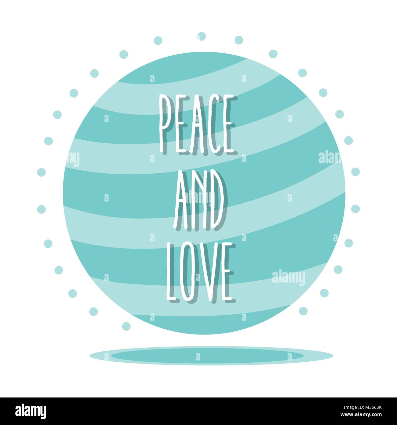Peace and love cartoon Stock Vector Image & Art - Alamy