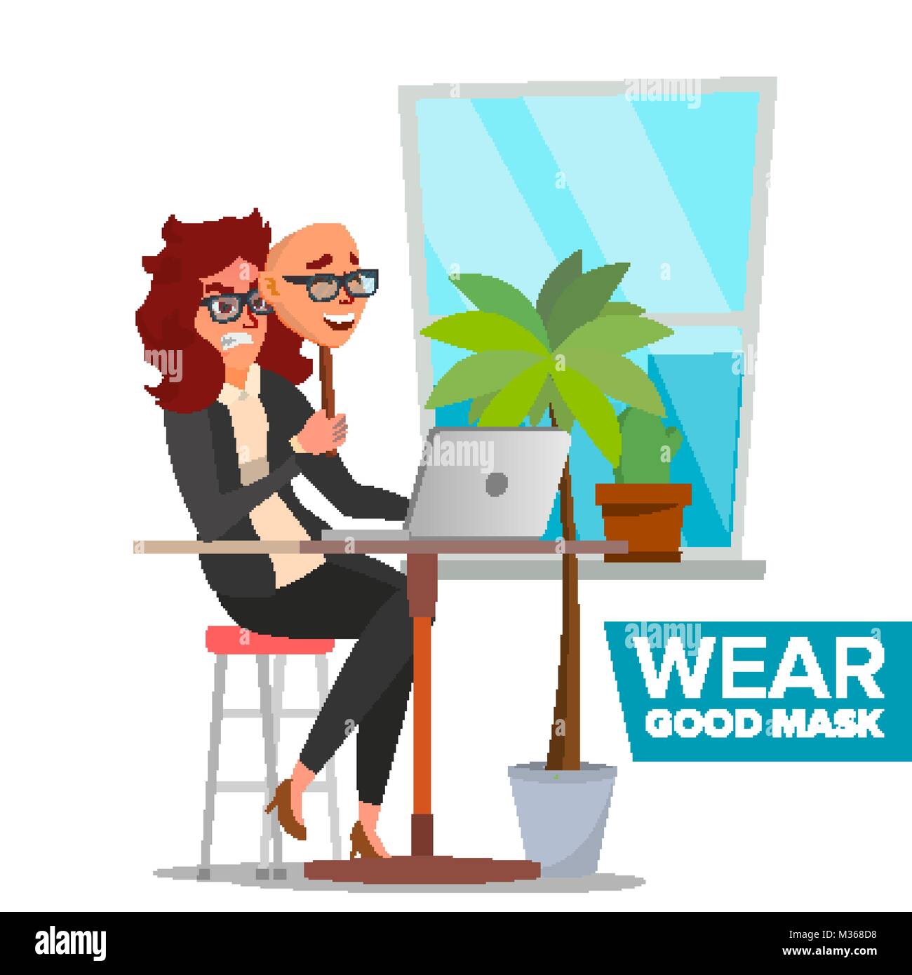 Deceive people Stock Vector Images - Alamy