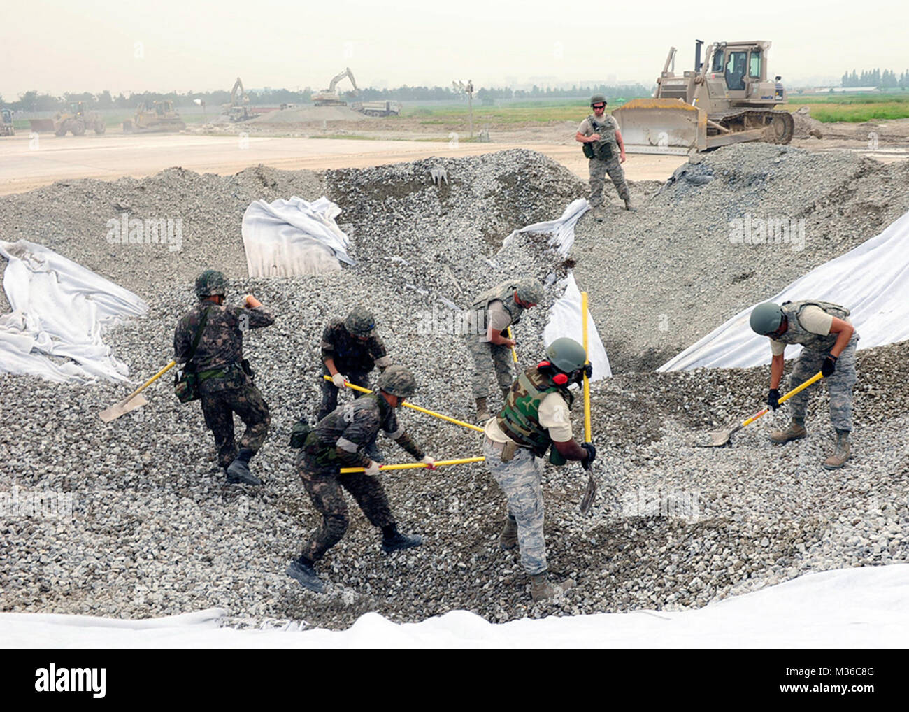Airfield damage repair hi-res stock photography and images - Alamy