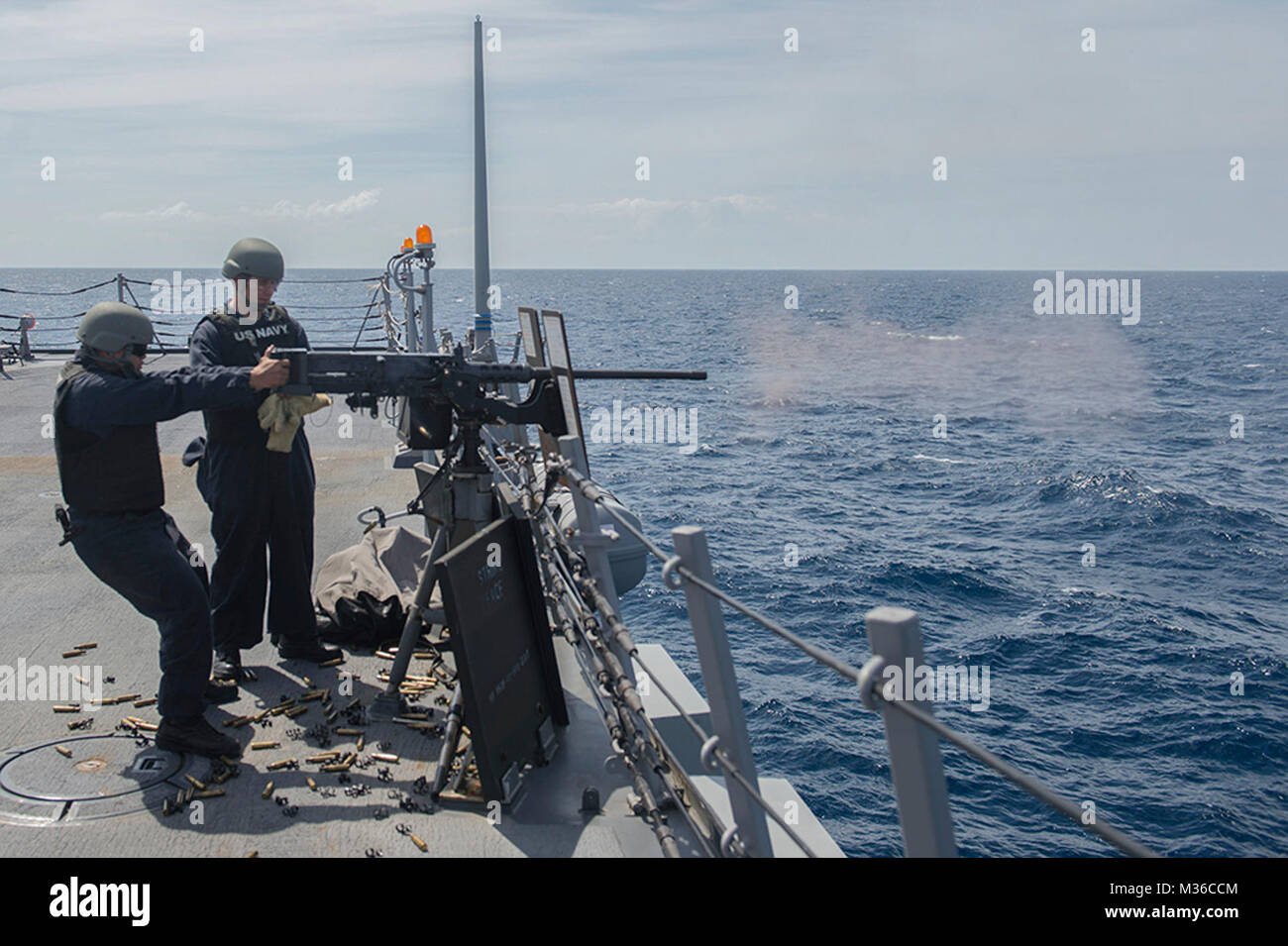 160604-N-WM647-114 WATERS EAST OF JAPAN (June 4, 2016) Gunner's Mate ...