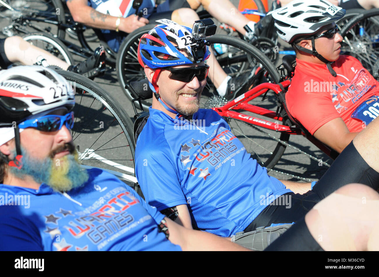 Air Force Tech Sgt. Cory Anderson, left, and Capt. Chris Cochrane, get ...