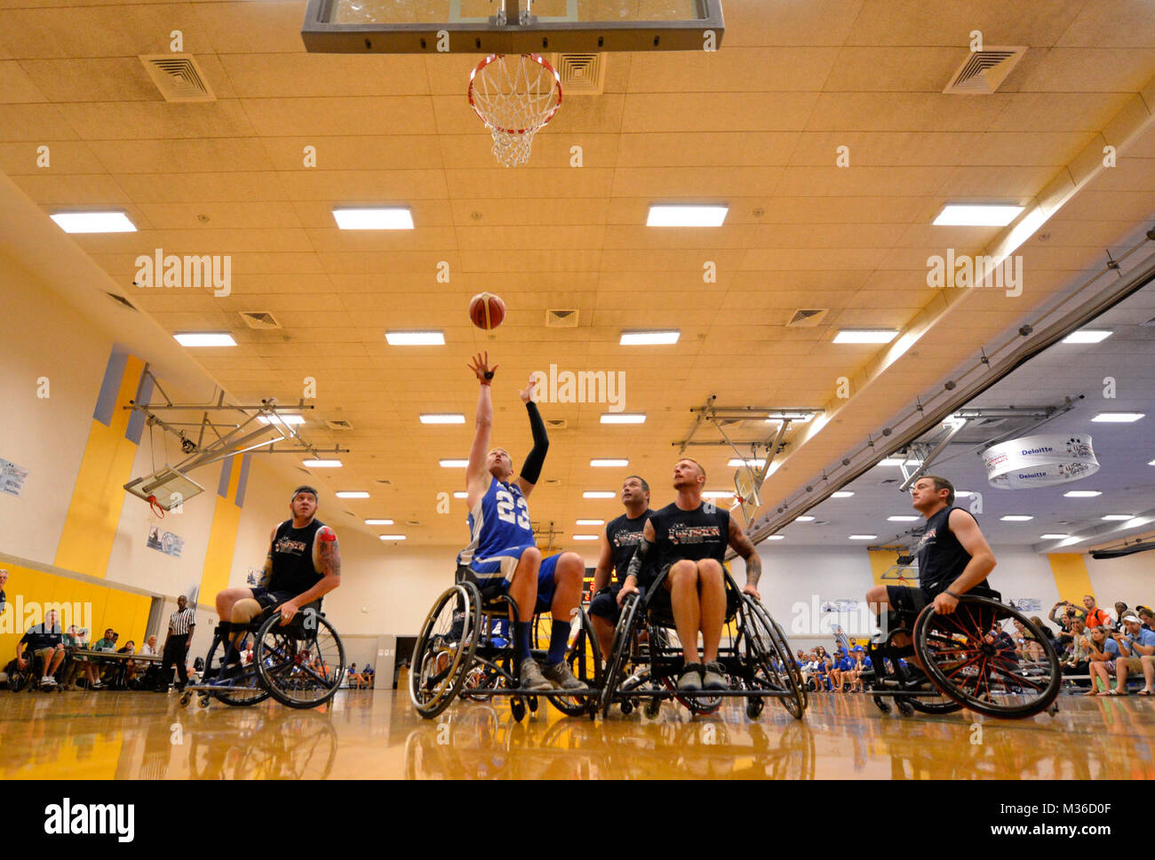 U.S. Air Force Capt. Cal Gentry from West Jordan, Utah, shoots during ...