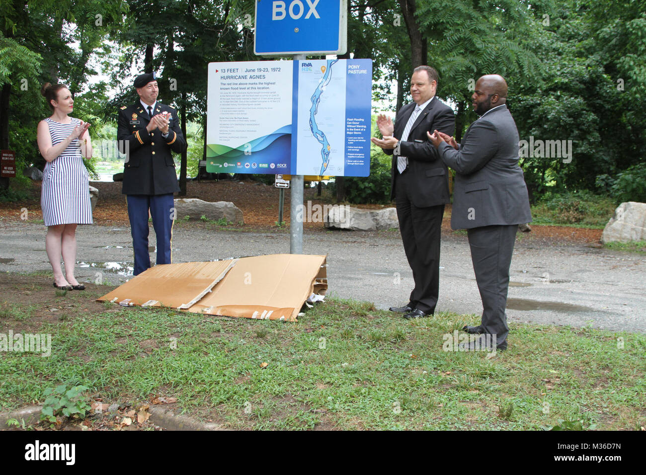 RICHMOND, Va. – (left to right) April Cummings, FEMA Region III ...