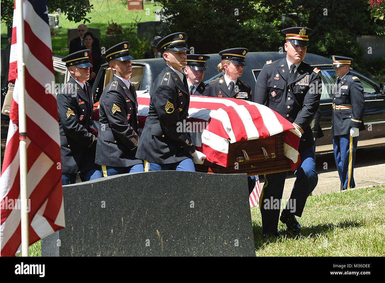 Louisiana National Guard rendered honors to retired Maj. Gen. Ansel M ...