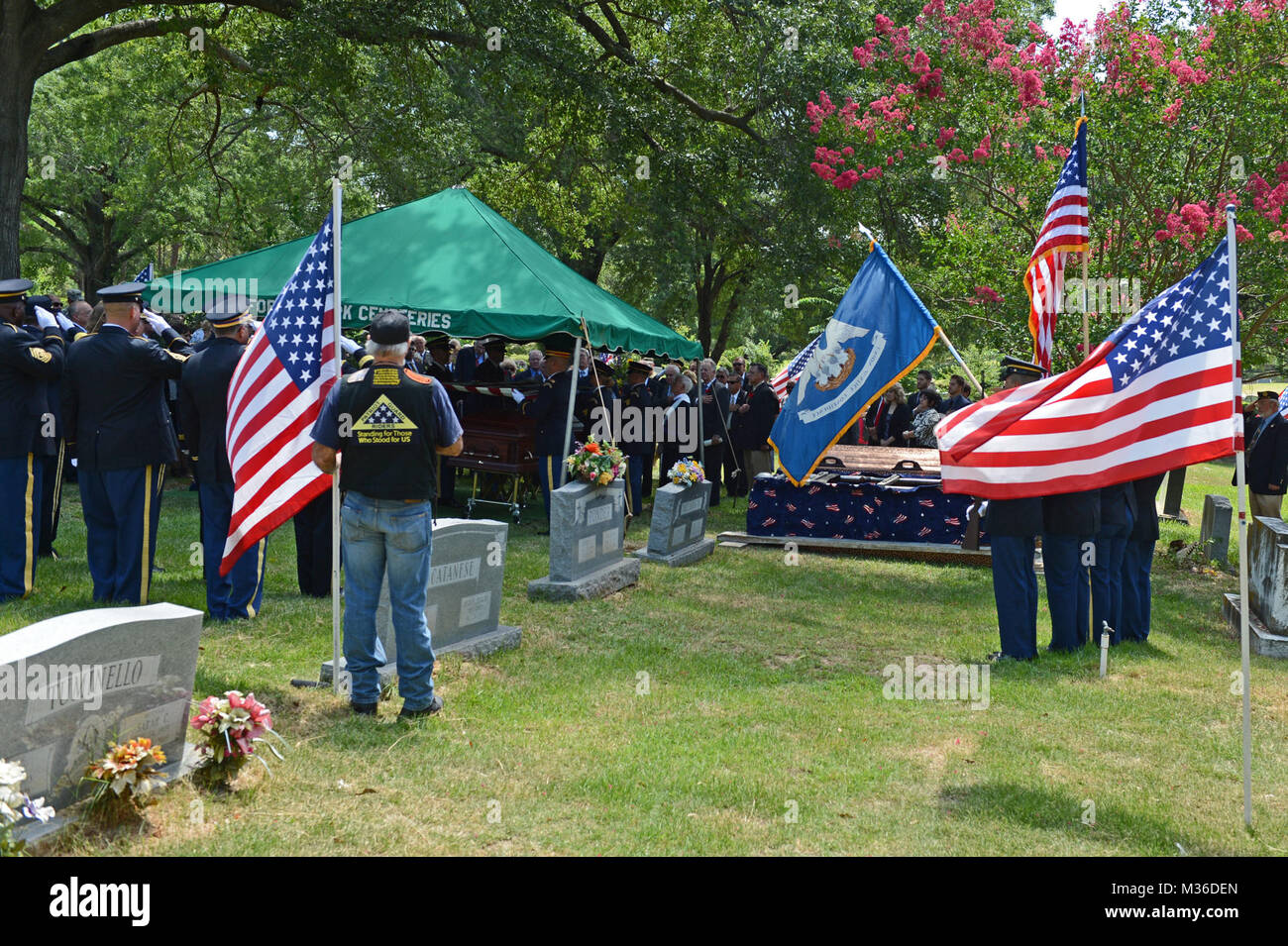 Louisiana National Guard rendered honors to retired Maj. Gen. Ansel M ...