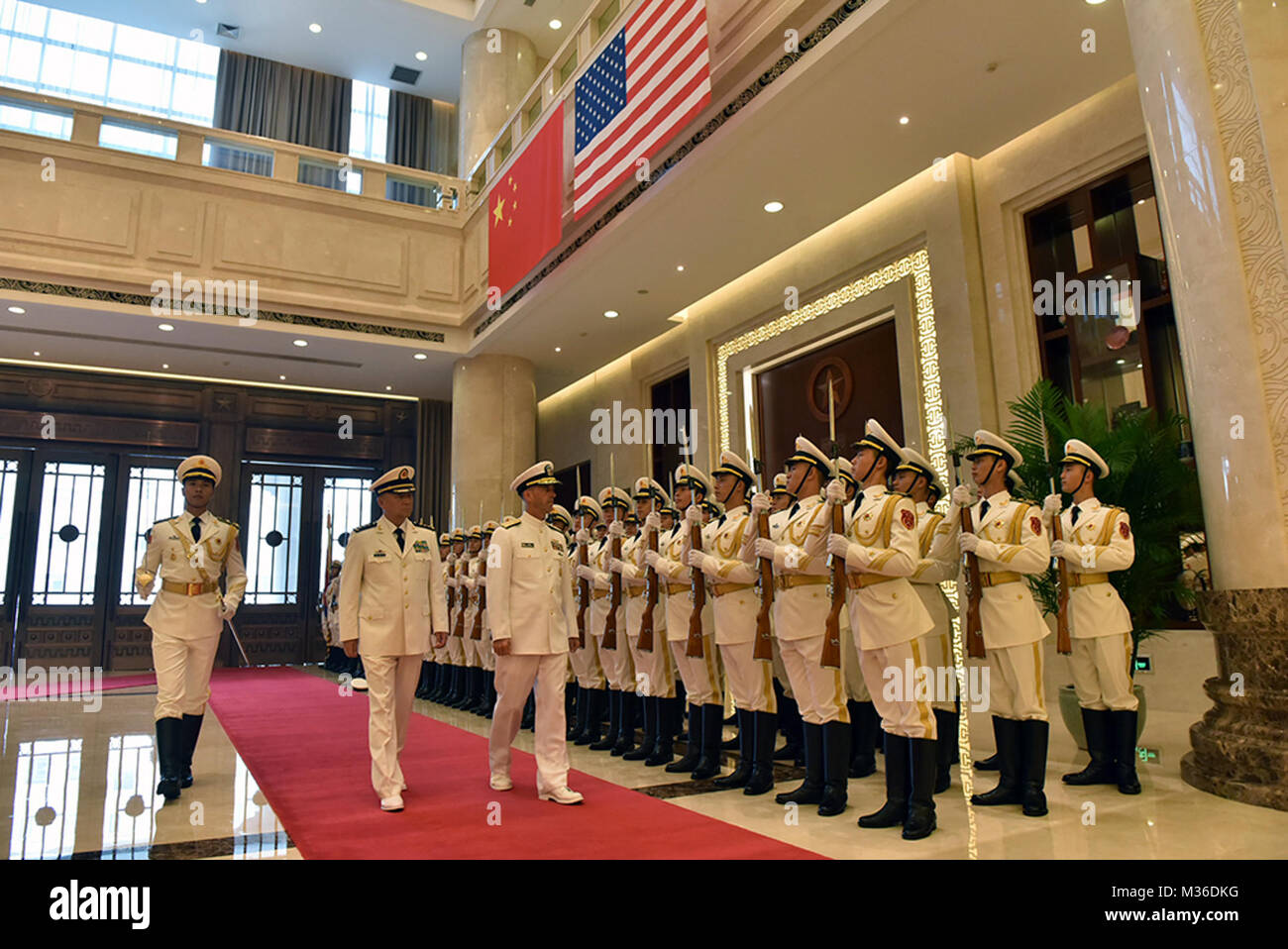 Soldier sailor interaction hi-res stock photography and images - Alamy