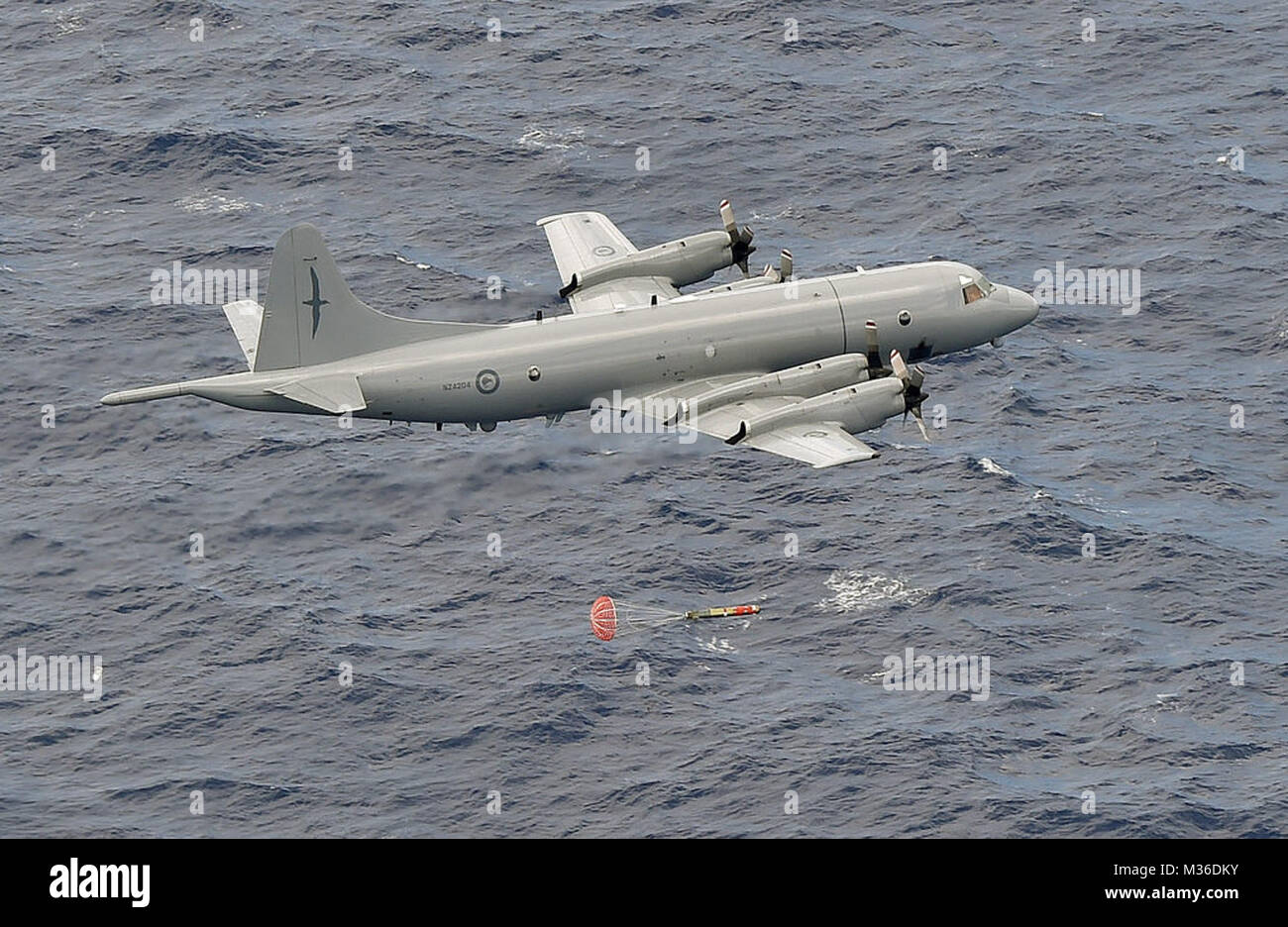 New Zealand ASW aircraft fires a torpedo during RIMPAC by #PACOM Stock ...