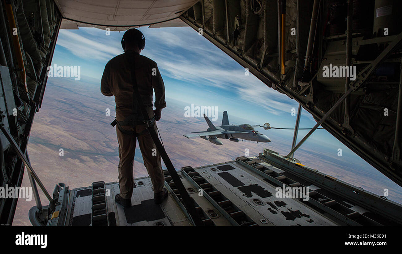 U.S. Marine Corps Cpl. Chris Lawler, a crewmaster with Marine Aerial ...