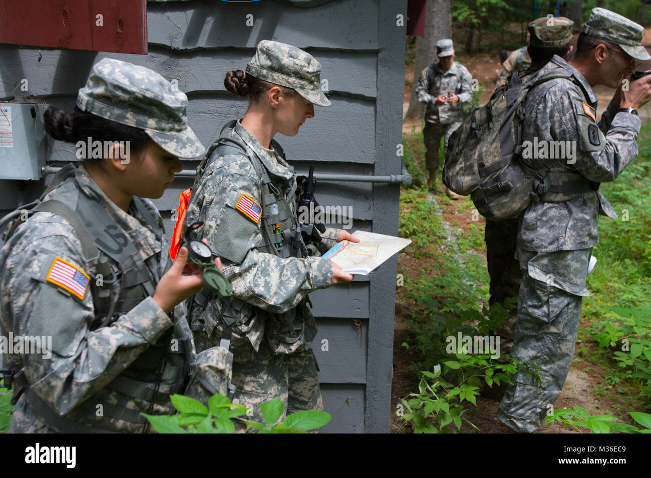 Soldiers of the Maine Army National Guard Medical Detachment conduct a ...