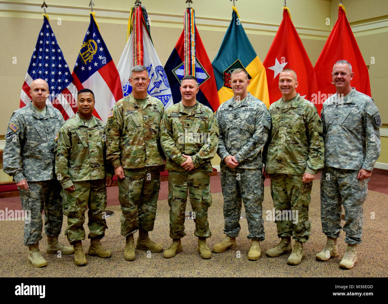 FORT STEWART, Ga. August 20, 2016 – Senior leaders of the 3rd Infantry ...