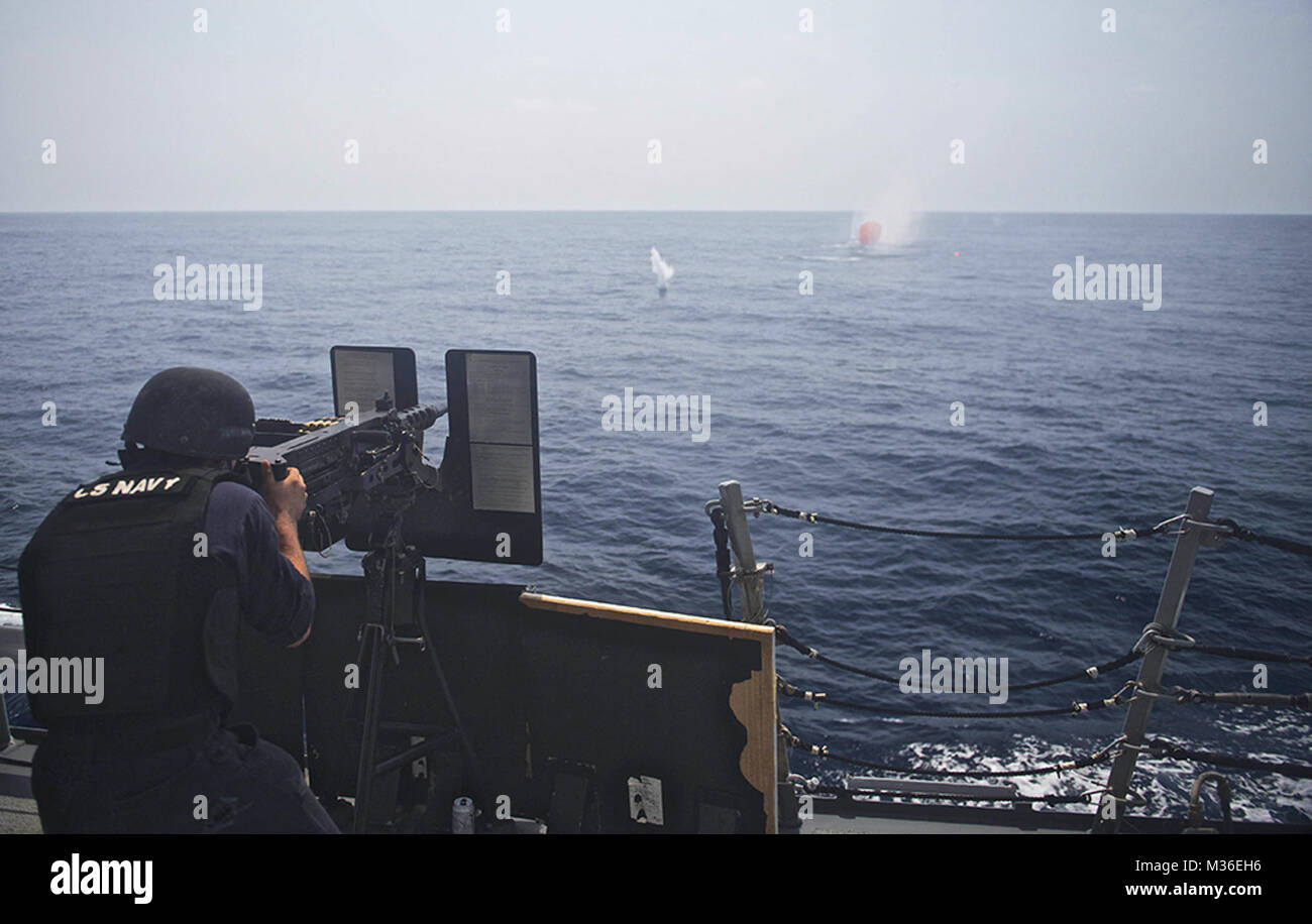 EAST CHINA SEA (Aug. 22, 2016) Gunner’s Mate 3rd Class Joshua Blaylock ...