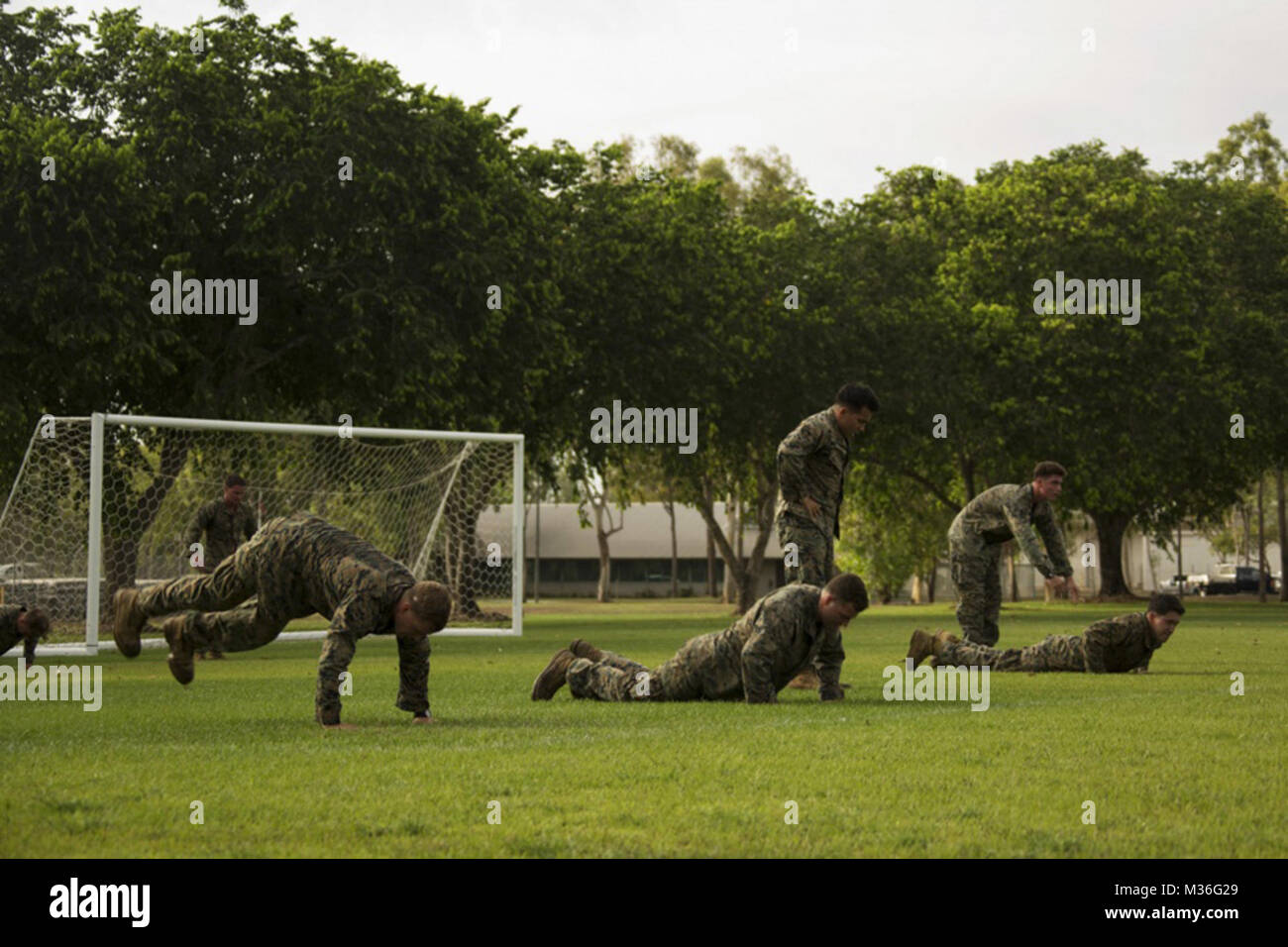 U.S. Marines face off in squad competition while deployed in Australia ...