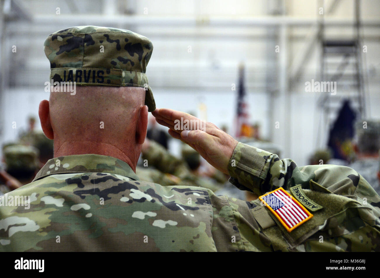 First Sgt. Brian Jarvis, the first sergeant for Headquarters ...