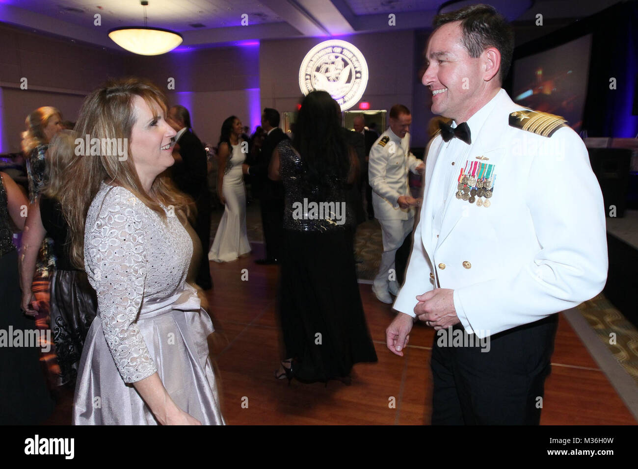 With his wife carolyn hi-res stock photography and images - Alamy