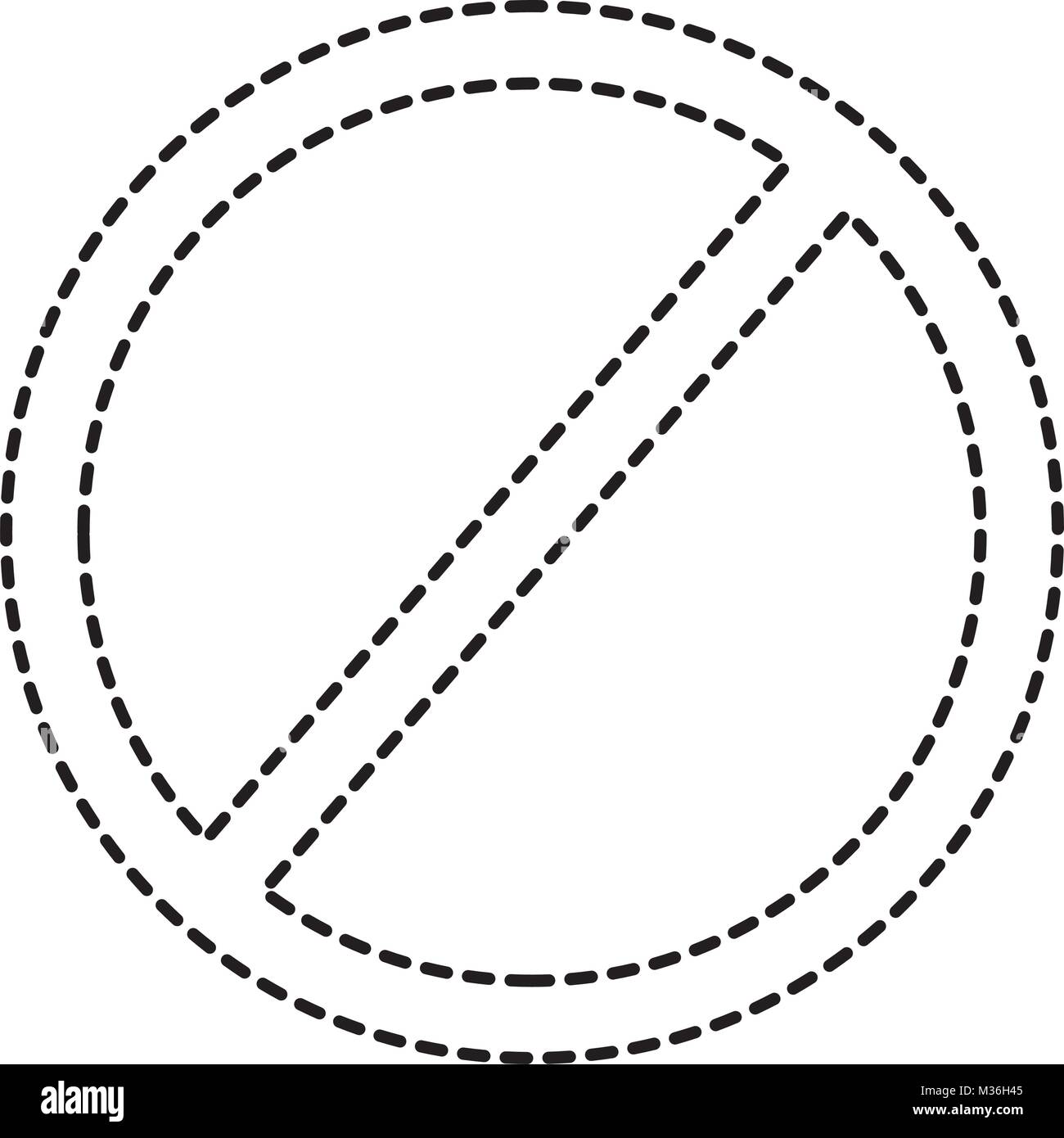 prohibition no symbol red round stop warning sign template Stock Vector ...