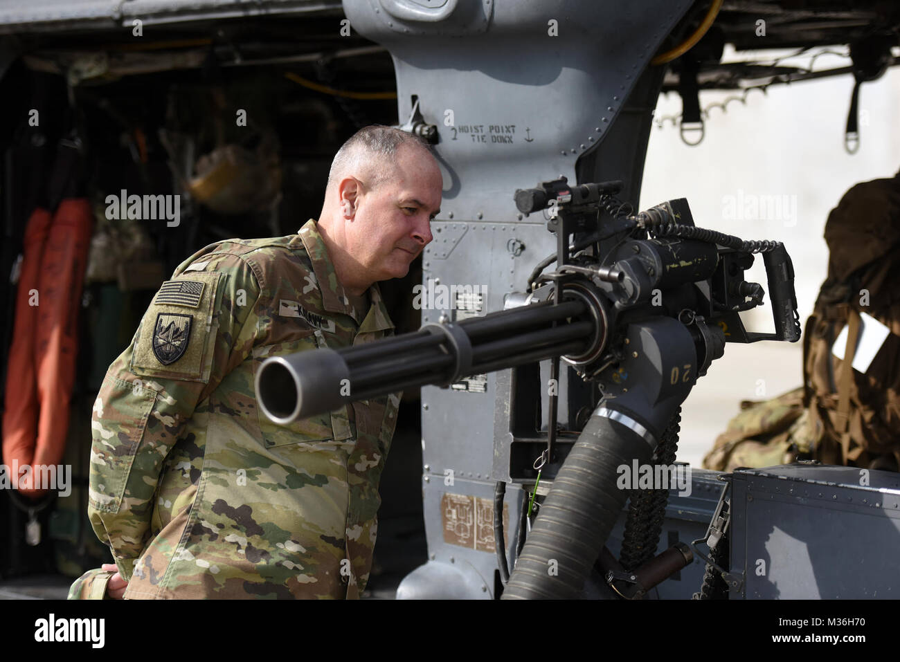 Army Lt. Gen. Timothy Kadavy, director, Army National Guard, during a ...