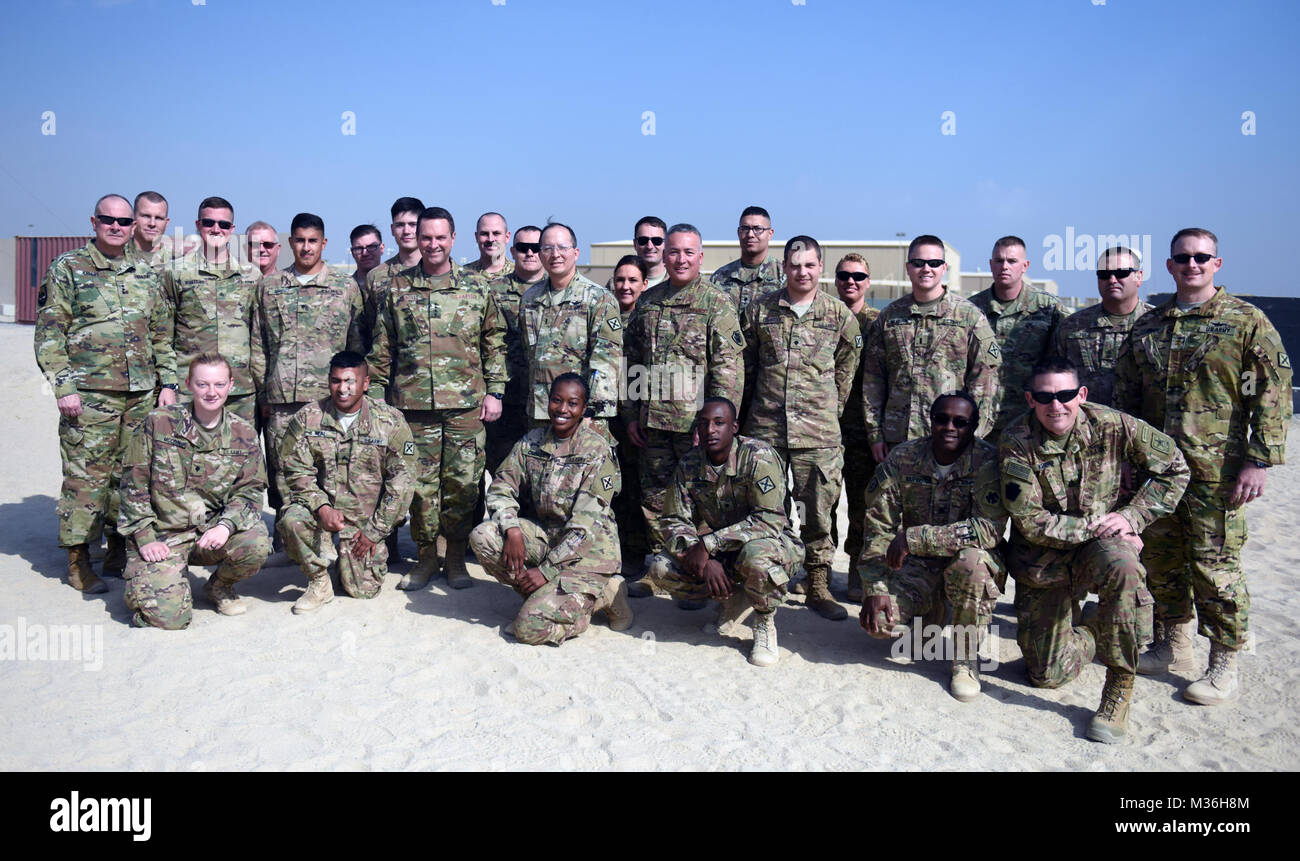 Army Lt. Gen. Timothy Kadavy, director, Army National Guard, center row ...