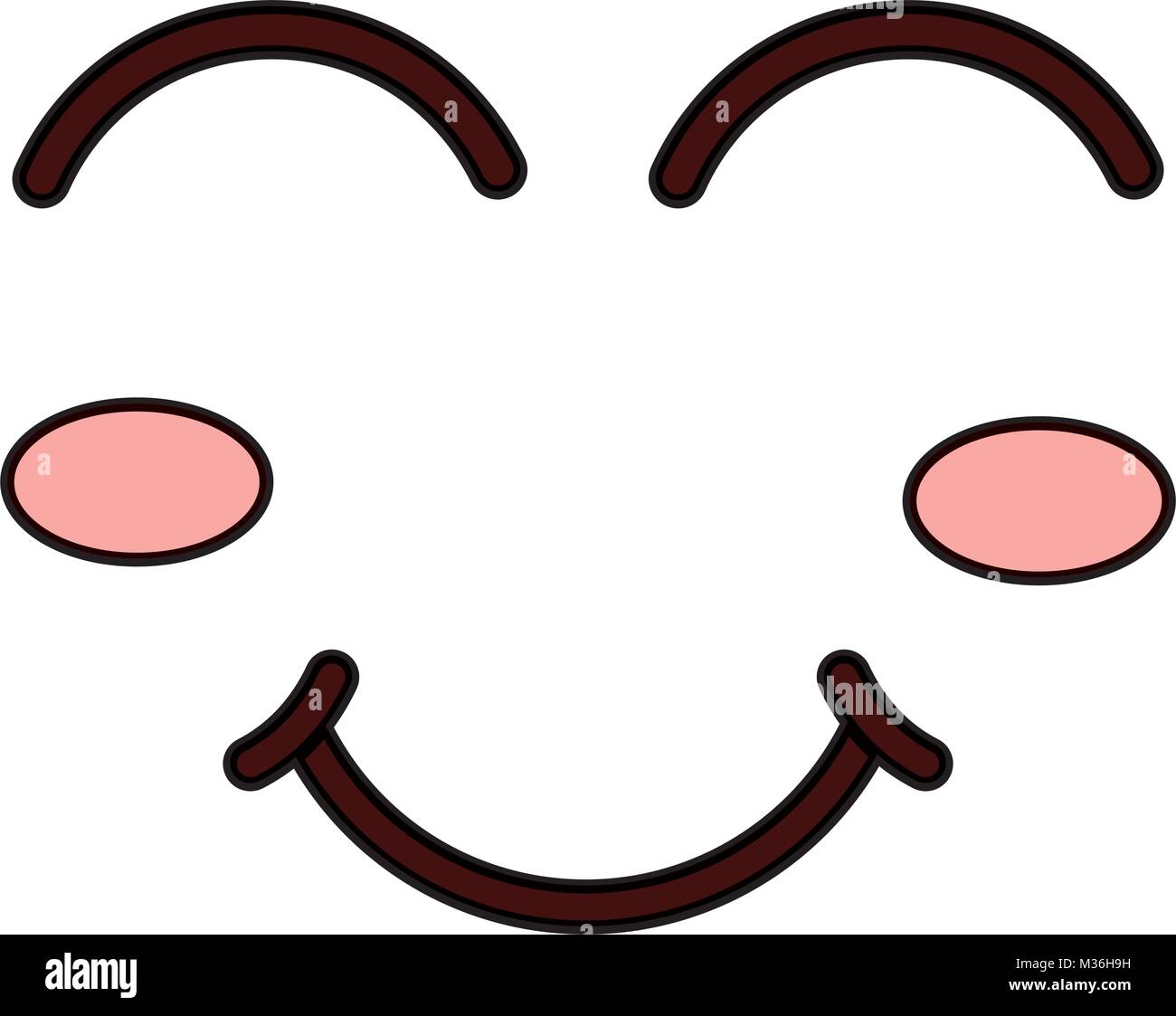 cartoon funny face winking eyes happy Stock Vector Image & Art - Alamy