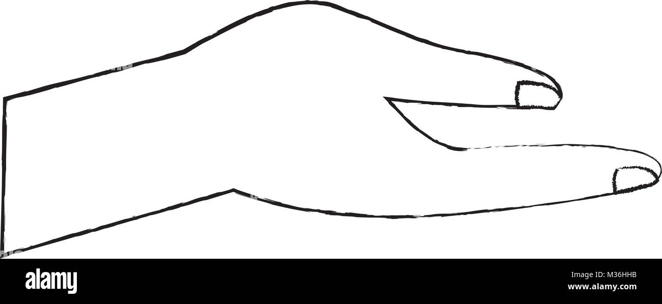 human hand help support gesture Stock Vector Image & Art - Alamy