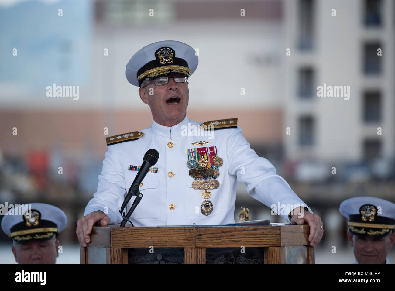 Commander submarine squadron 1 hi-res stock photography and images - Alamy