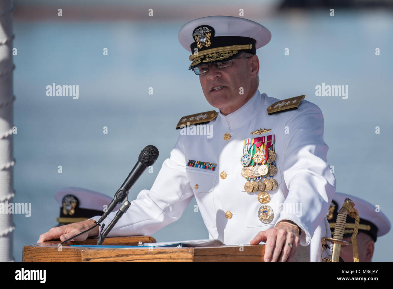 Commander submarine squadron 1 hi-res stock photography and images - Alamy