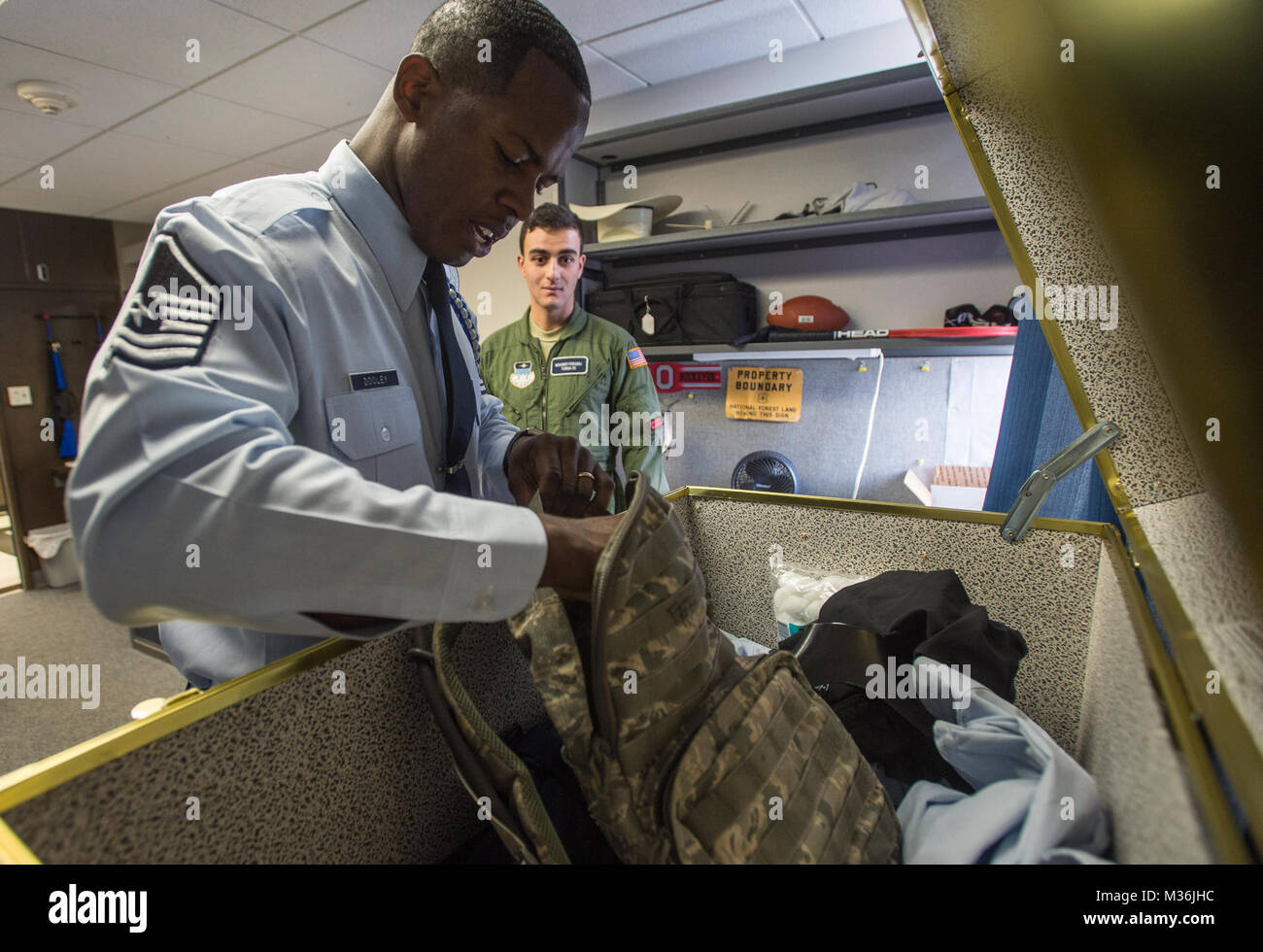 Master Sgt. Christopher Dooley, U.S. Air Force Academy military trainer ...